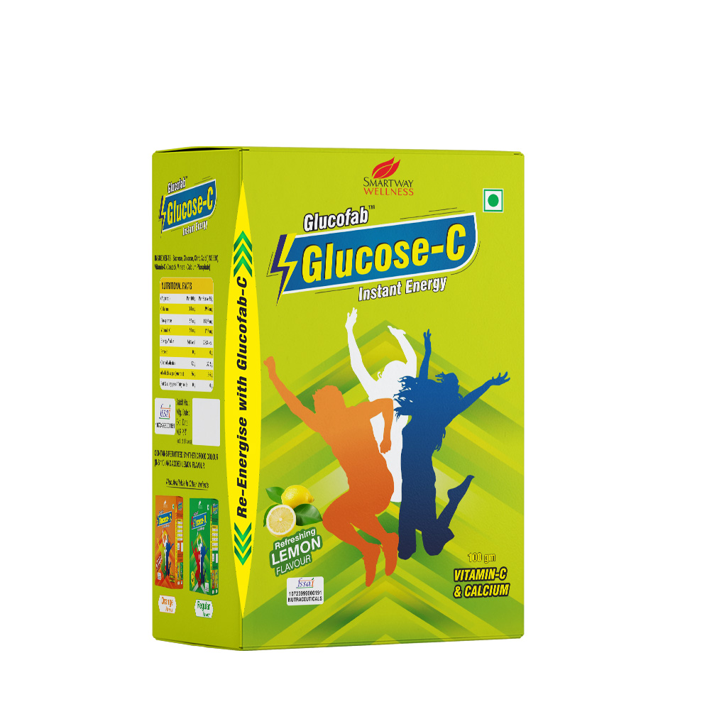 Glucofab Glucose C Powder 100 GM (Lemon) - Smartway